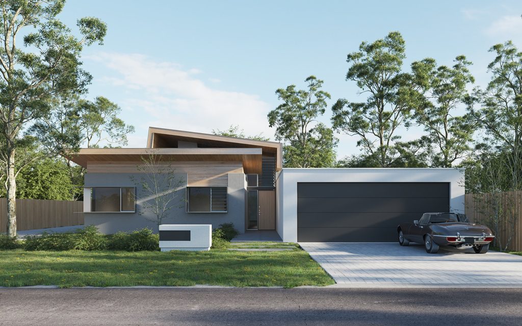 Courtyard House Design - Threadgold Architecture + Construction